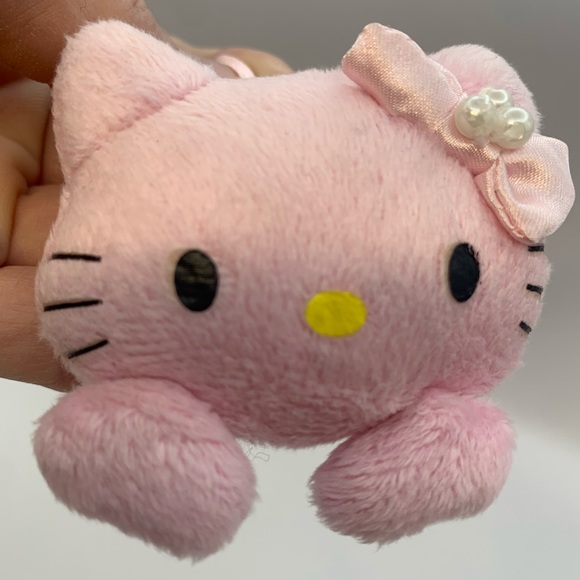 Accessories | Hello Kitty Pink Plush Dangler | Poshmark